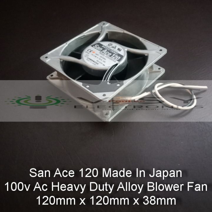Original Sanyo Denki San Ace 120 100v 50-60hz AC Heavy Duty Alloy ...