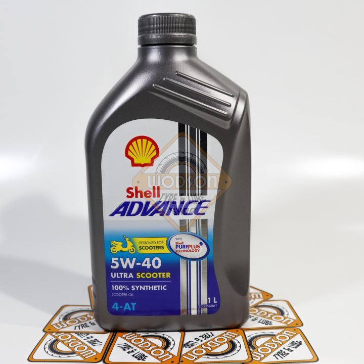 Shell Advance Ultra Scooter (Motor Matic) 5W-40 Ukuran 1 Liter | Lazada ...