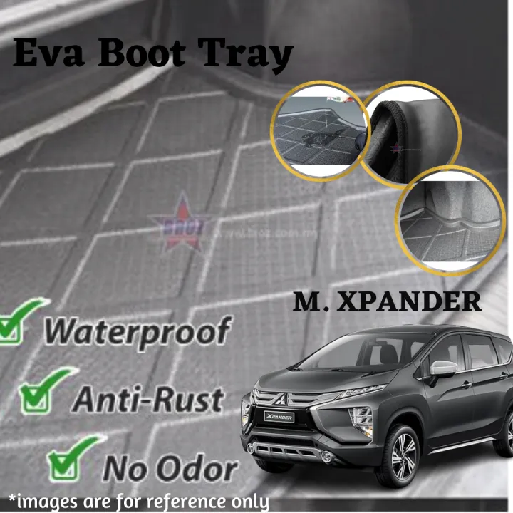 FOR Mitsubishi Xpander EVA Copolymer Car Boot Tray Trunk Tray Luggage ...