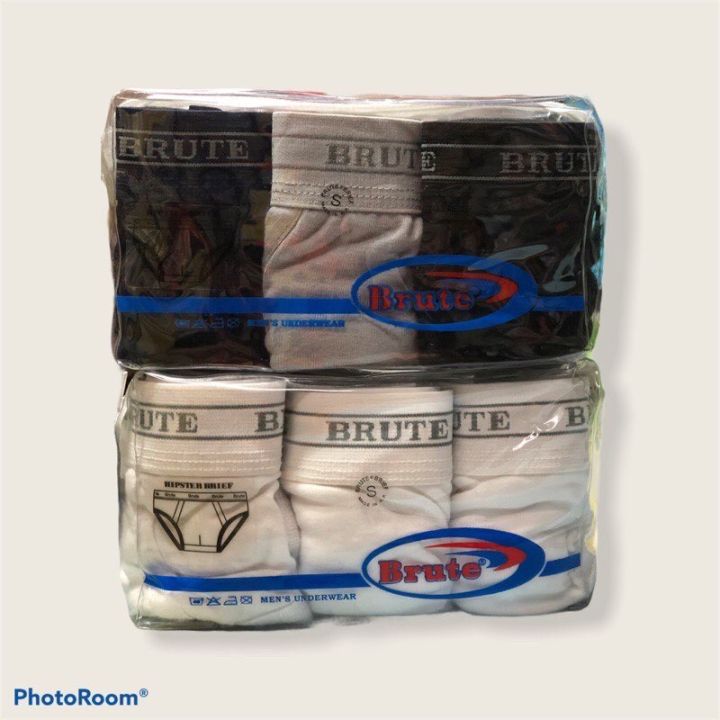 Brute Mens Brief Cotton 3pcs | Lazada PH