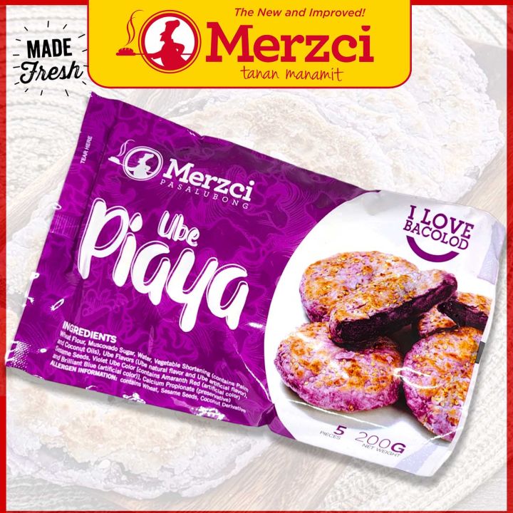 Piaya Ube Small Pack | Merzci Bacolod Pasalubong | Iloilo | Flatbread ...