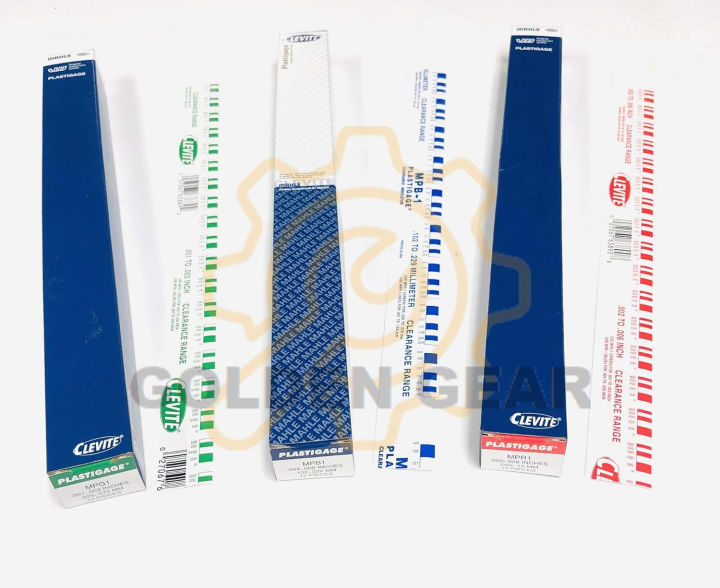 CLEVITE PLASTIGAGE Green, Red and Blue - Plastigauges | Lazada PH