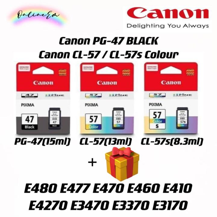 Canon PG47/PG-47/CL57s/CL-57s/CL57/CL-57 Ink Cartridges ( for printer ...