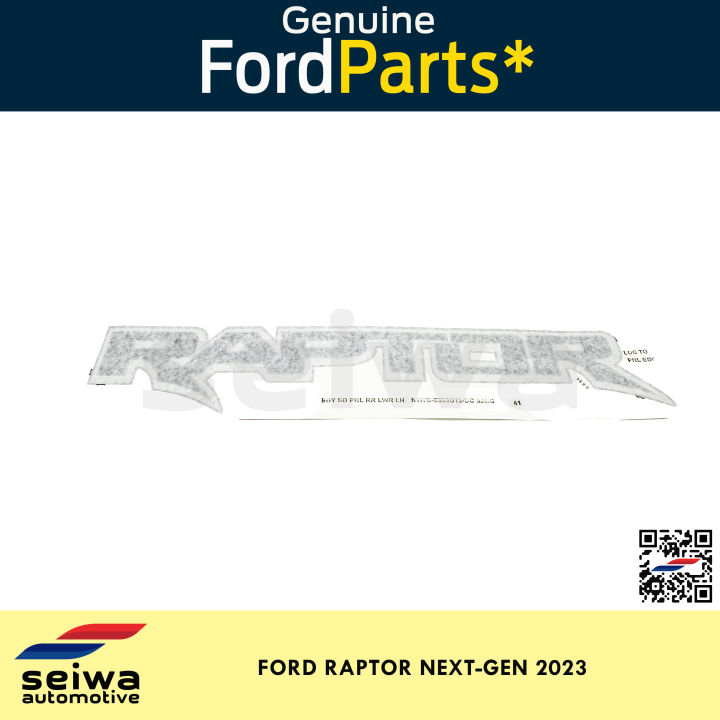 [NEXT-GEN 2023] Ford Ranger Raptor Decal LH (Driver Side) - Genuine ...