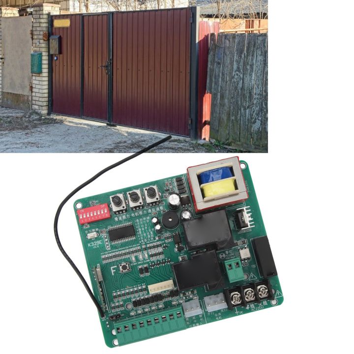 Sliding Gate Motor Control Panel Speed Adjustment Manual Operation ...