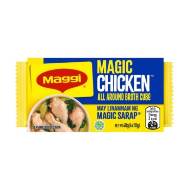 Maggi Magic Chicken All Around Broth Cube 10g x 4s | Lazada PH