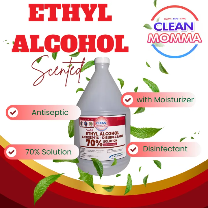 Ethyl Alcohol (Scented) / 70% Ethyl Alcohol Disinfectant and Antiseptic Solution with ...