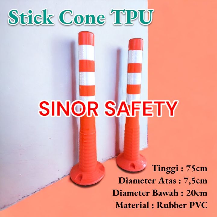 Stick Cone Rubber 75cm TPU | Lazada Indonesia