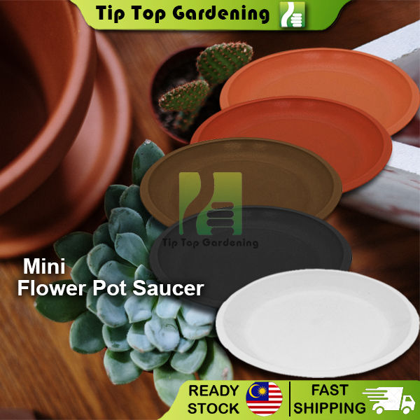 Dulang Pasu Bunga Lapik Tapak Pasu / Mini Flower Pot Saucer For Garden ...