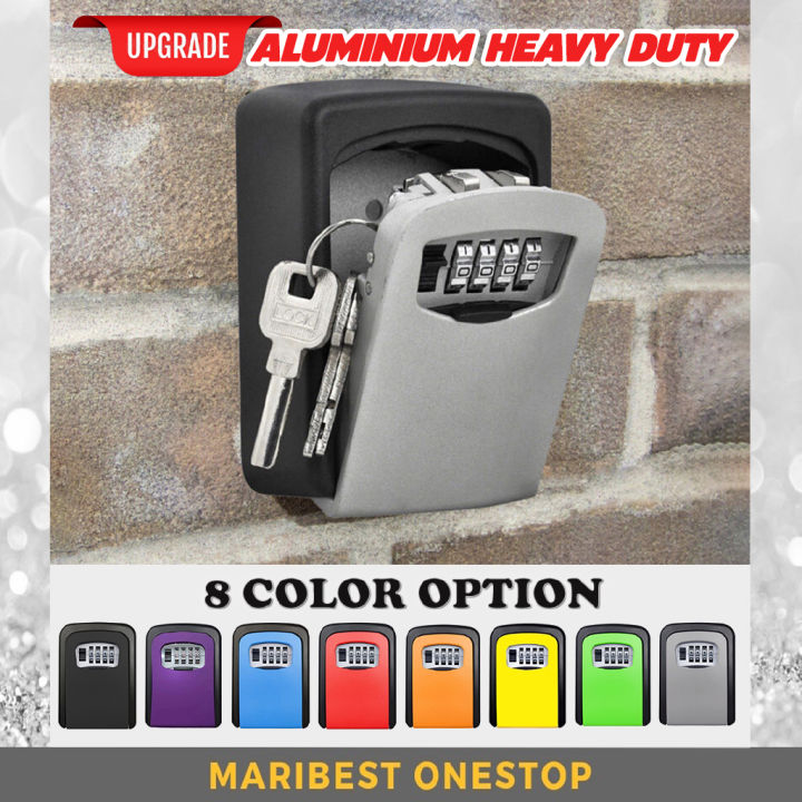 4 Digit Combination Wall Mount Key Storage Security Lock Box Homestay ...