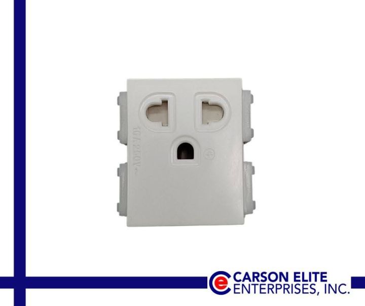 OMNI Universal Outlet with Ground [WWG-203] | Lazada PH