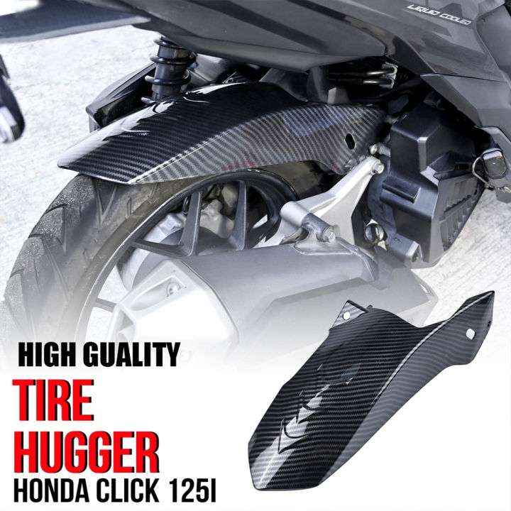 Carbon Fiber Tire hugger Honda Click 125/150 Rear Motorcycle Conversion ...