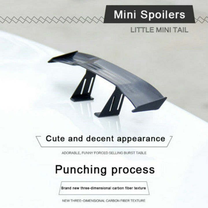 Car Spoiler Mini Spoiler Lip Trunk Rubber Bonnet Wing Lip Car Truck ...