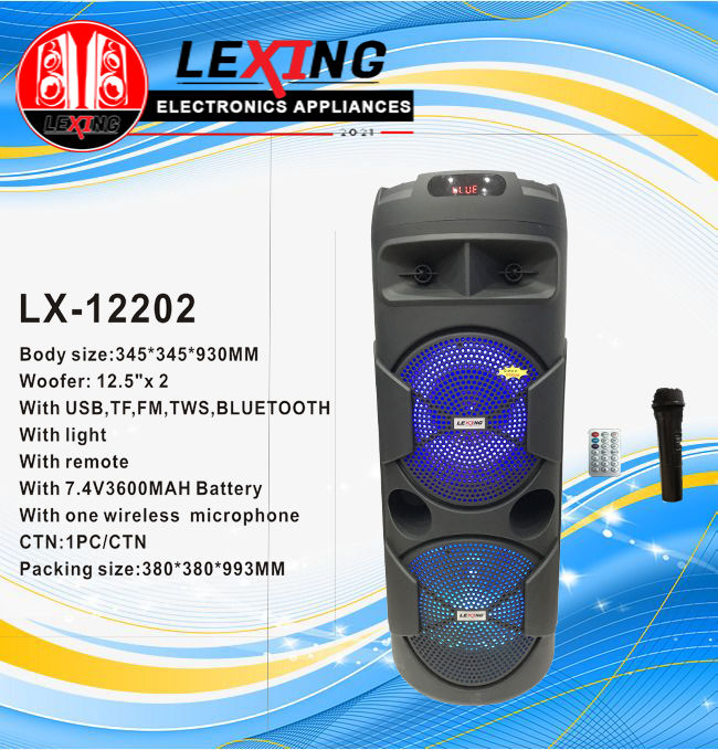 LEXING NEW ARRIVAL SPEAKER BIGGEST AND TALLEST 25 " LX-12202 | Lazada PH
