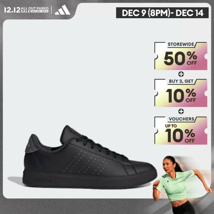 adidas Tennis & Lifestyle Advantage 2.0 Shoes Men Black IG9173 | Lazada PH