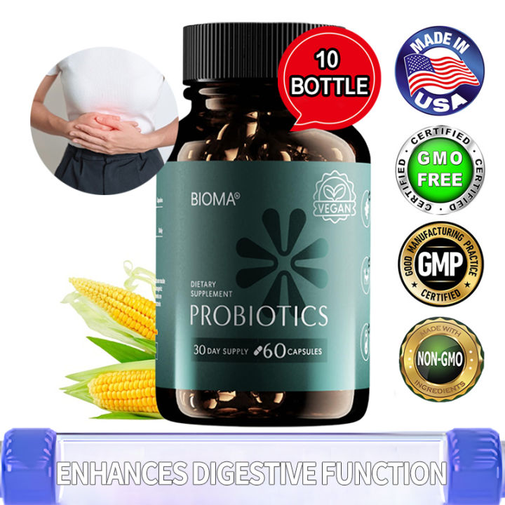 Bioma Probiotic Supplement, Promotes Gut Microbiome Diversity and ...