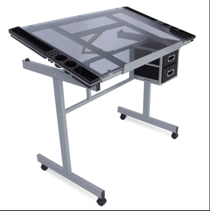 【In stock]Drafting table with stool drawers and side table by Artist ...