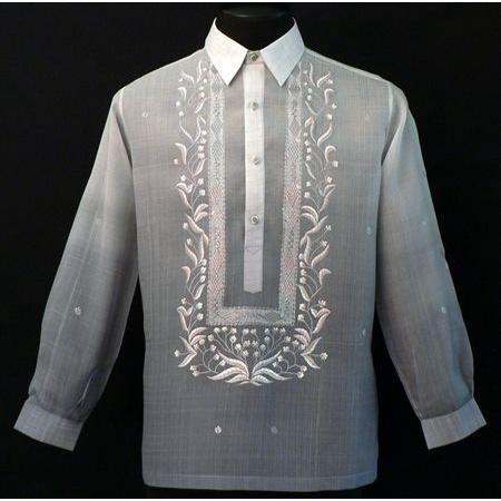 SLT BARONG TAGALOG National Attire Costume Polo Barong for Men ...