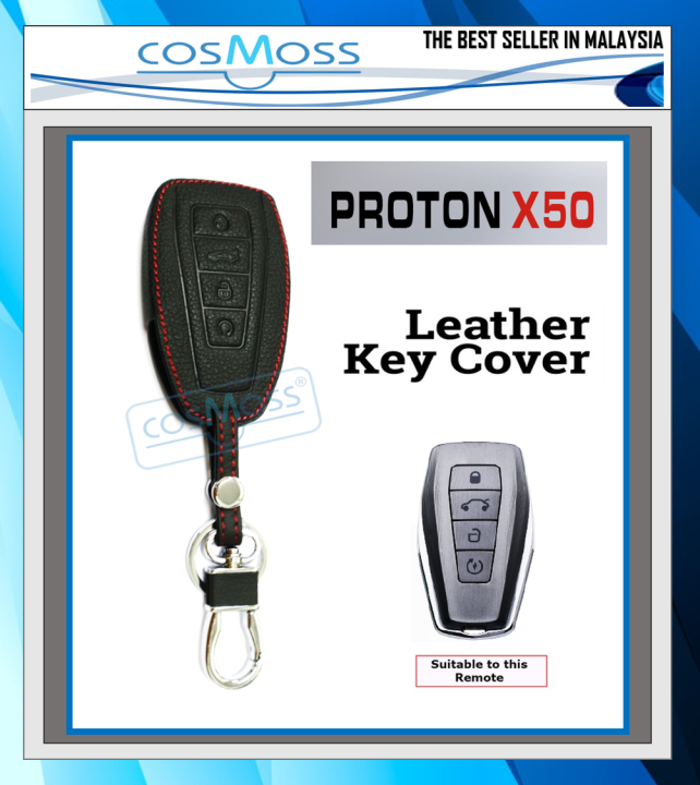 Proton X50 Keyless Remote Car Key Leather Case key cover | Lazada
