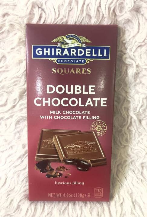 Ghirardelli Squares Double Chocolate Milk Chocolate with Chocolate ...