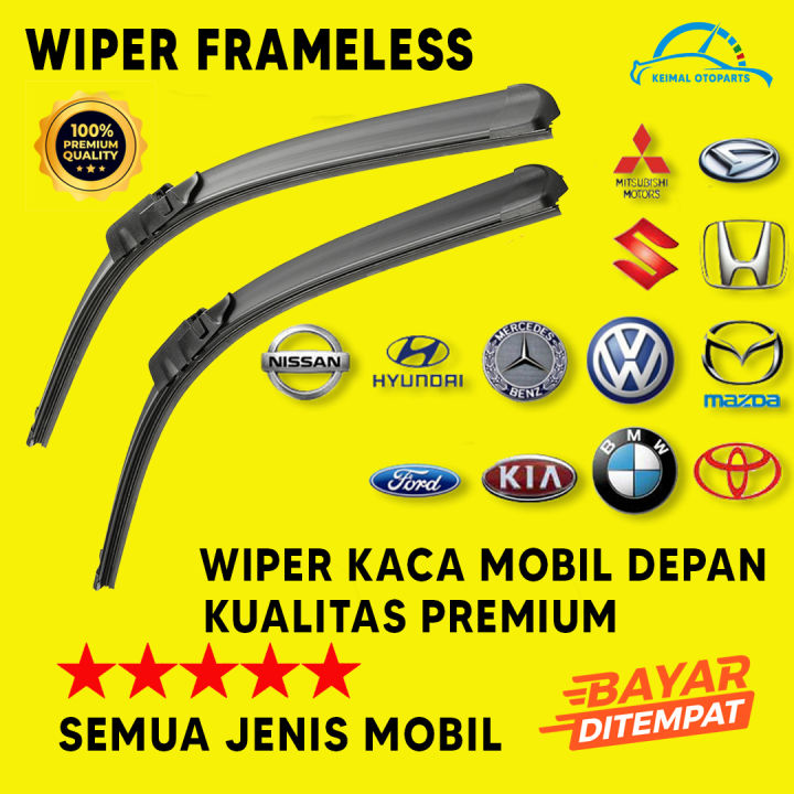 Wiper Blade Frameless Nissan Livina / Karet Wiper Mobil Nissan Grand Livina 1 Set Kiri dan Kanan ...