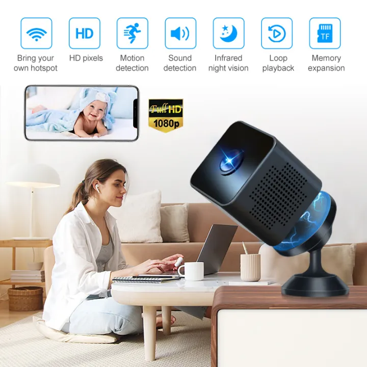 X1 camera HD 1080 small block action camera Smart wifi security ...