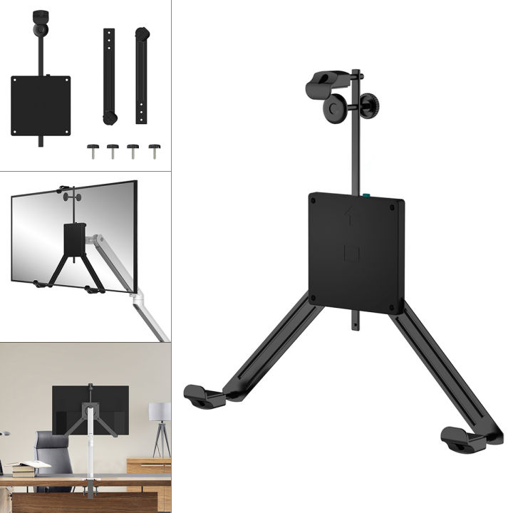 17-32 Inch Non-hole Monitor Stand Extension Adapter Fixing Bracket ...
