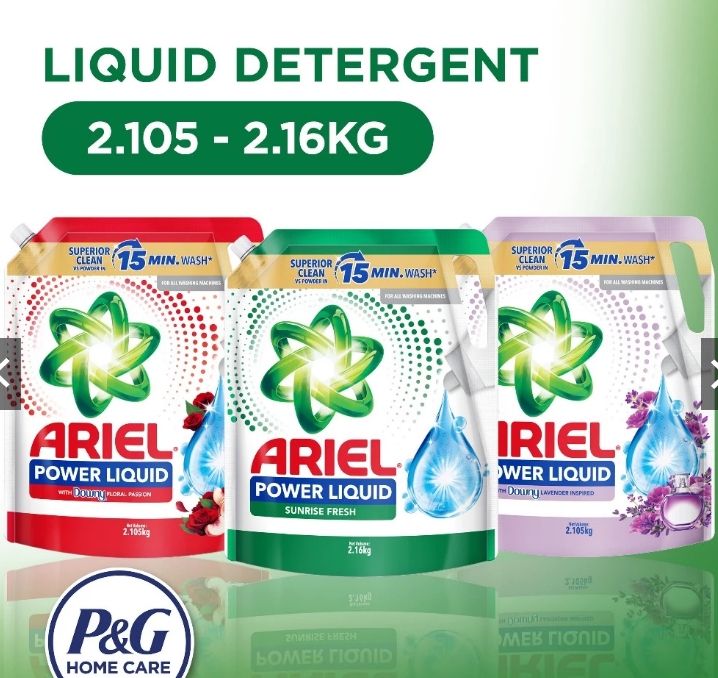 Ariel Liquid Detergent Floral Passion Sunrise Fresh Lavender 2.105 - 2 ...