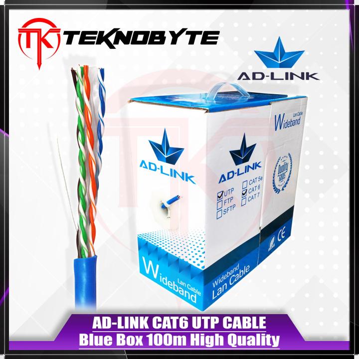 100M CAT6 AD-LINK UTP Cable High Quality | Lazada PH