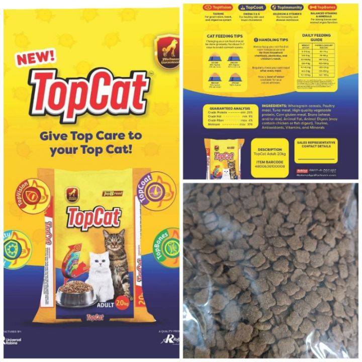 TopCat 1KG Repacked Give top Care to your special Cat top cat | Lazada PH