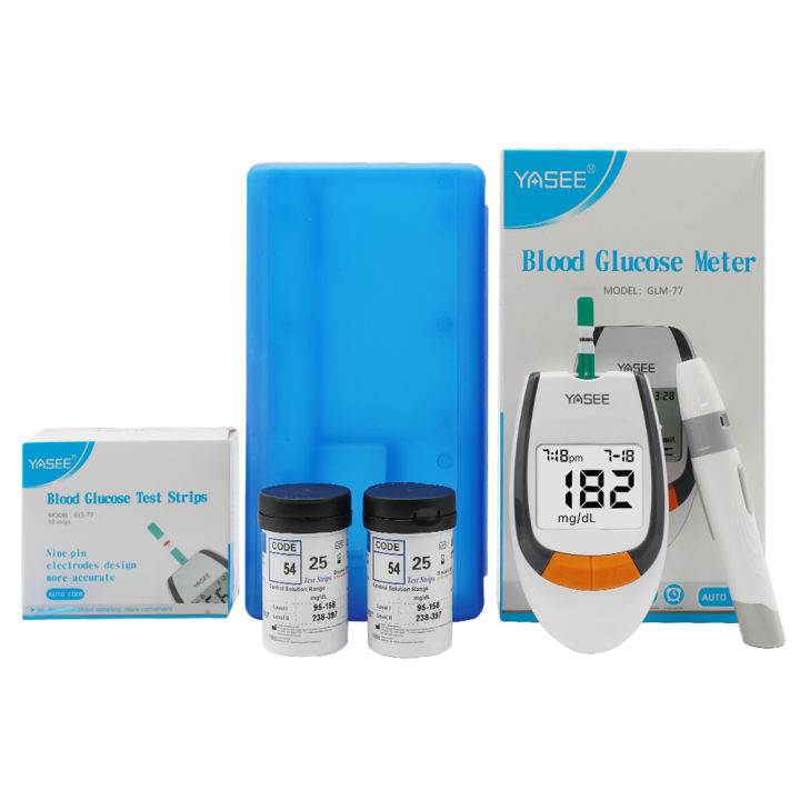 Yasee Model 77 Blood Glucose Monitor Measure high blood Sguer Homehould ...