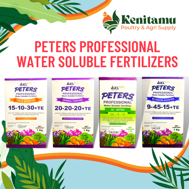 PETERS PROFESSIONAL WATER SOLUBLE FERTILIZER BY: AICL FOR PLANT CARE ...