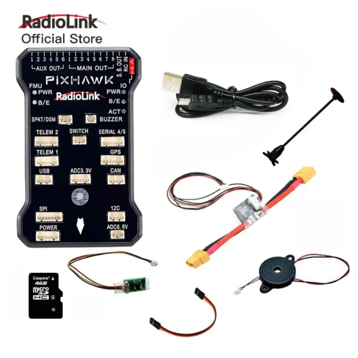 ← Avail→ Radiolink Pixhawk PIX 2.4.8 APM 32บิตเครื่องควบคุมการบิน FC ...