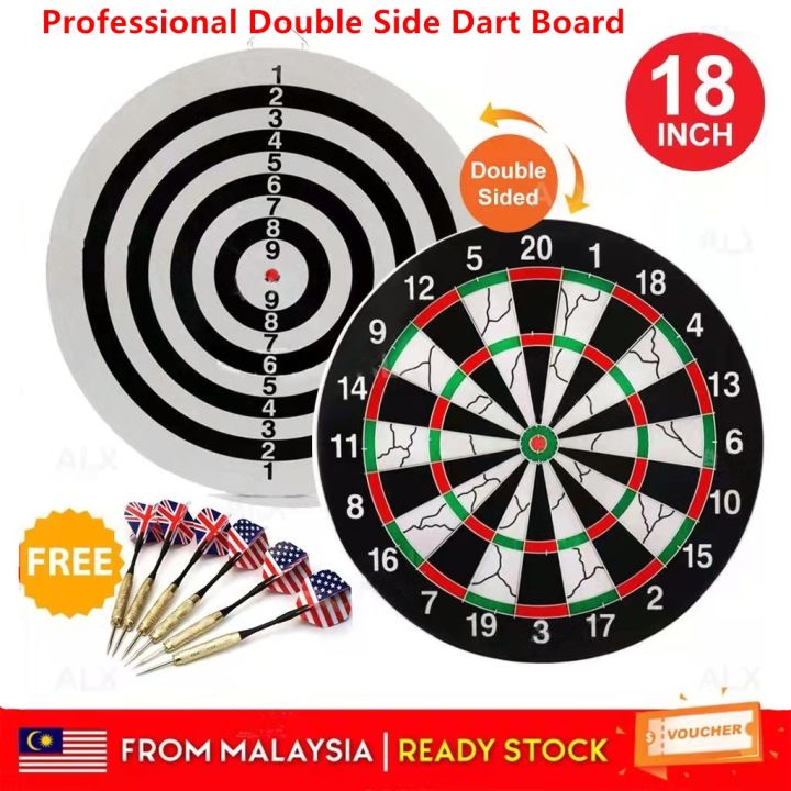 Original Thickening Professional Double-sided 18 Inches Dart Board ...