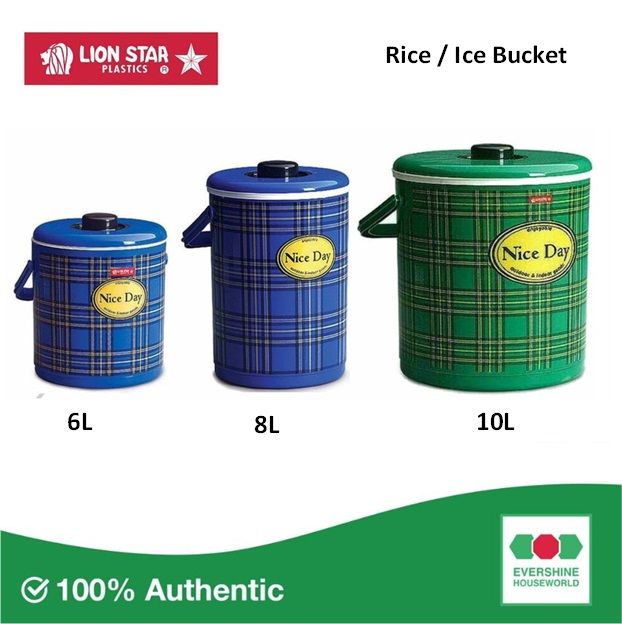 LION STAR RICE / ICE BUCKET (3.5 / 4.5 / 6 / 8 / 10 / 12.5 / 20 & 33 ...