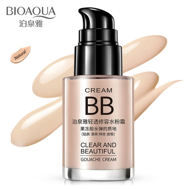 BIOAOUA 30ML Mild-clear Permeable Powder Cream Foundation Liquid ...