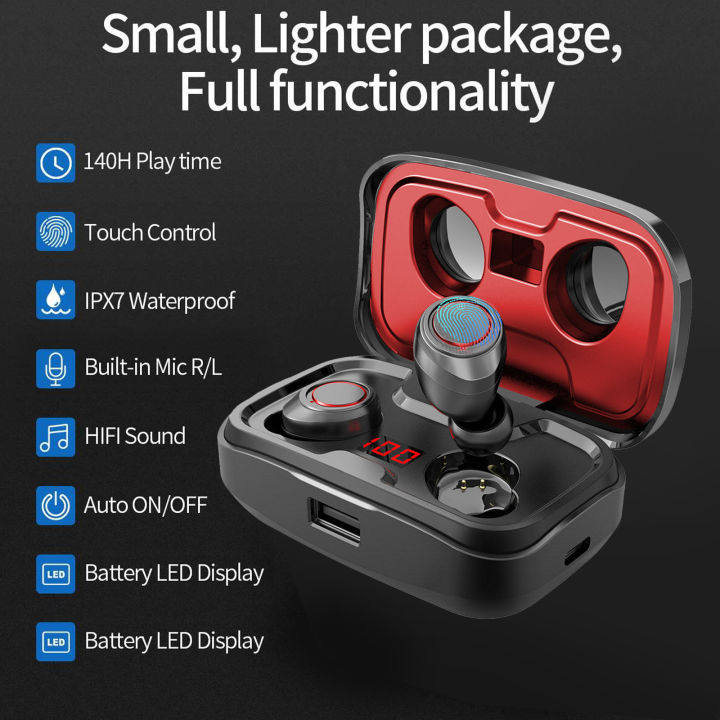 หูฟัง Basspro Max แท้ หูฟังไร้สาย หูฟังบลูทูธกันน้ํา BassproMax เบสหนัก ...