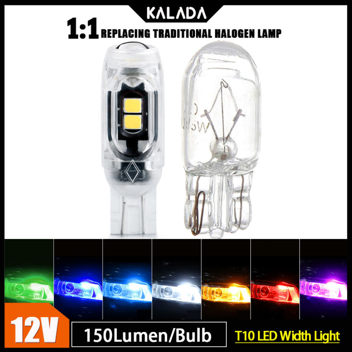 Kalada 1PC T10 W5W LED Bulbs 3030 5SMD Auto License Plate Light ...