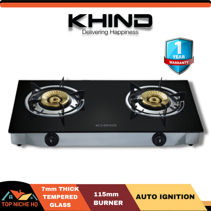 Khind Glass Top Gas Cooker Stove GCG6311 | Lazada