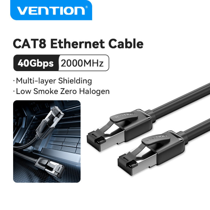 Vention Cat8 Ethernet Cable SFTP Lan Cable 40Gbps Speed for PC Laptop ...