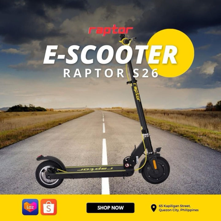 COD RAPTOR Electric Scooter (S26) | Lazada PH