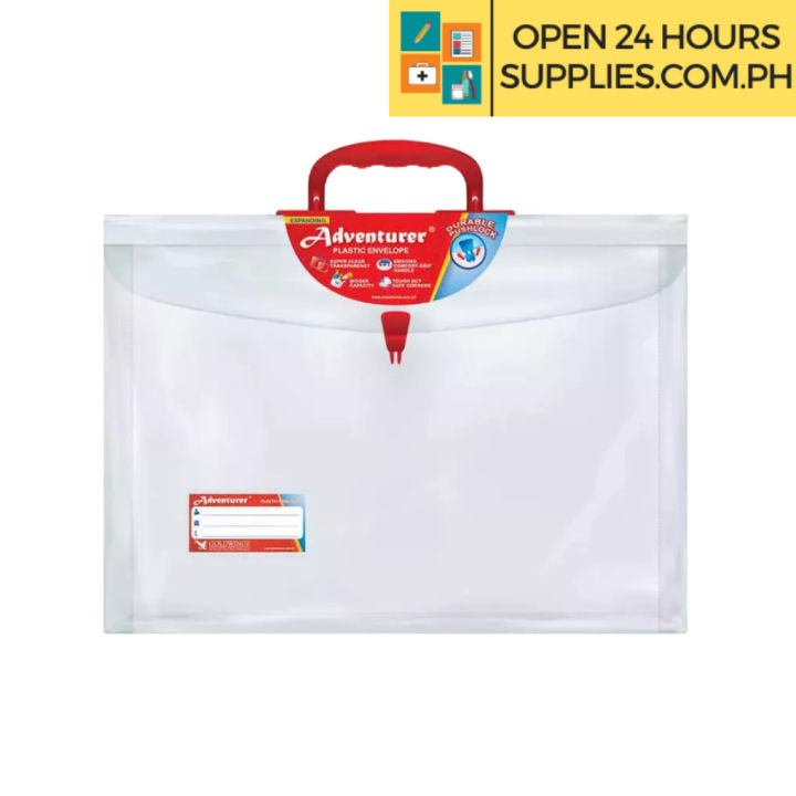Adventurer Expandable Clear Envelope with Handle – Large plastic ... Adventurer Expandable Clear Envelope with Handle – Large plastic ...