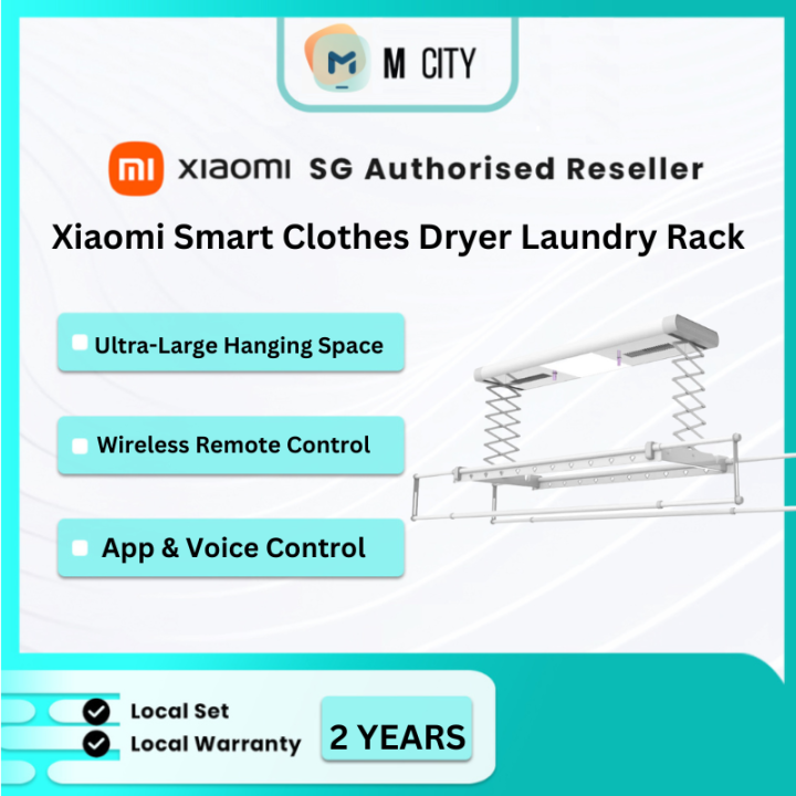 Xiaomi Smart Clothes Dryer Laundry Rack ( 2 YEARS WARRANTY ) | Lazada ...
