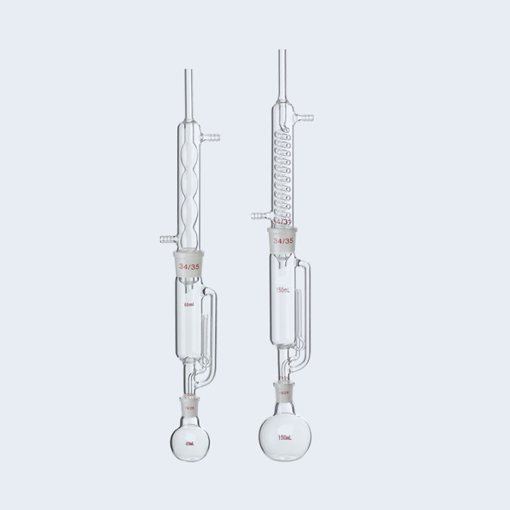 Spherical snake-shaped fat extractor 60/150/250/500/1000 Soxhlet ...
