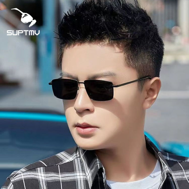 Suptmv Day And Night Sunglasses For Men Original Photochromic Polarized Driving Glasses Shades For