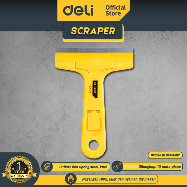 Deli Scraper/Kape Alat Pengerok 102 mm Plastik + Metal EDL4723 /Alat ...