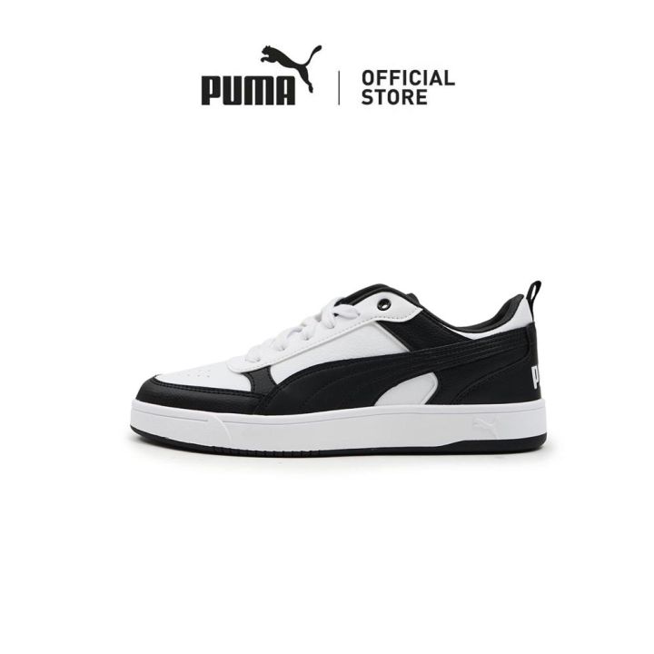 [NEW] PUMA Unisex Dribble Sneakers (White) | Lazada