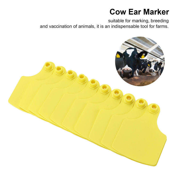 Ear Label Ear Tag 100 Set for Animal Husbandry for Farm for Cattle for ...