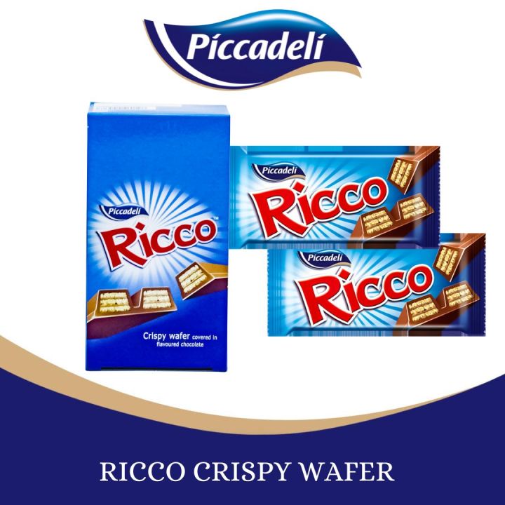 PICCADELI Ricco Crispy Wafer Flavored Chocolate 24x18.5g | Lazada PH