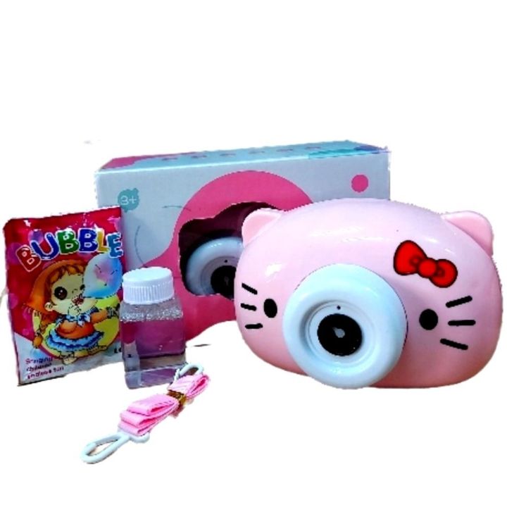 Mainan Anak Bubble Camera Electrick Hello Kitty Harimau Doraemon Sapi ...